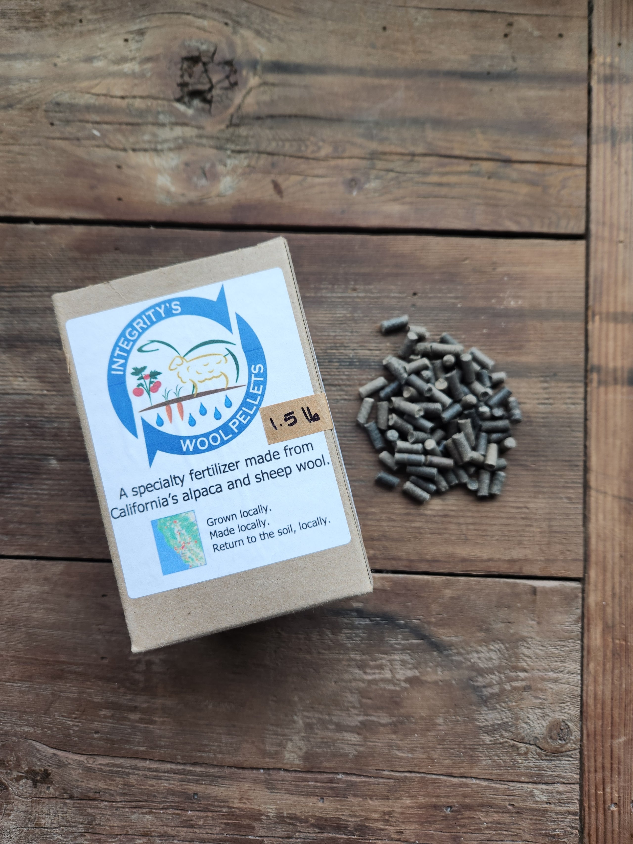 Wool Fertilizer Pellets ~ 100% Local Materials | Full Circle Wool